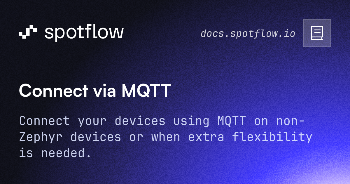 Connect via MQTT